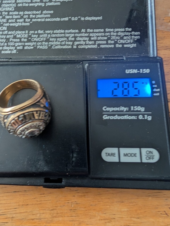 1966-1967 CHICAGO BLACKHAWKS NHL Stanley Cup CHAMPIONSHIP RING BOBBY ...
