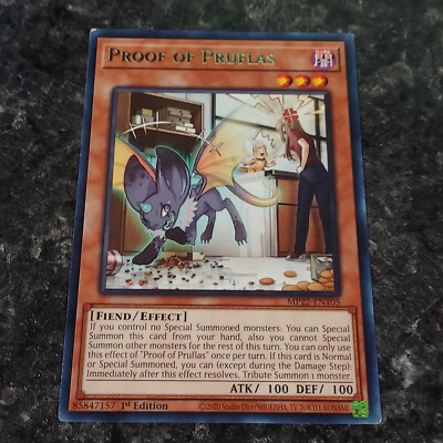 Proof of Pruflas - MP22-EN105 Rare Yu-Gi-Oh! Yugioh! | eBay