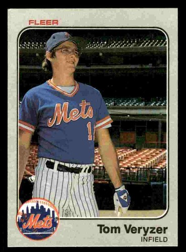 1983 Fleer Tom Veryzer #559 - New York Mets | eBay