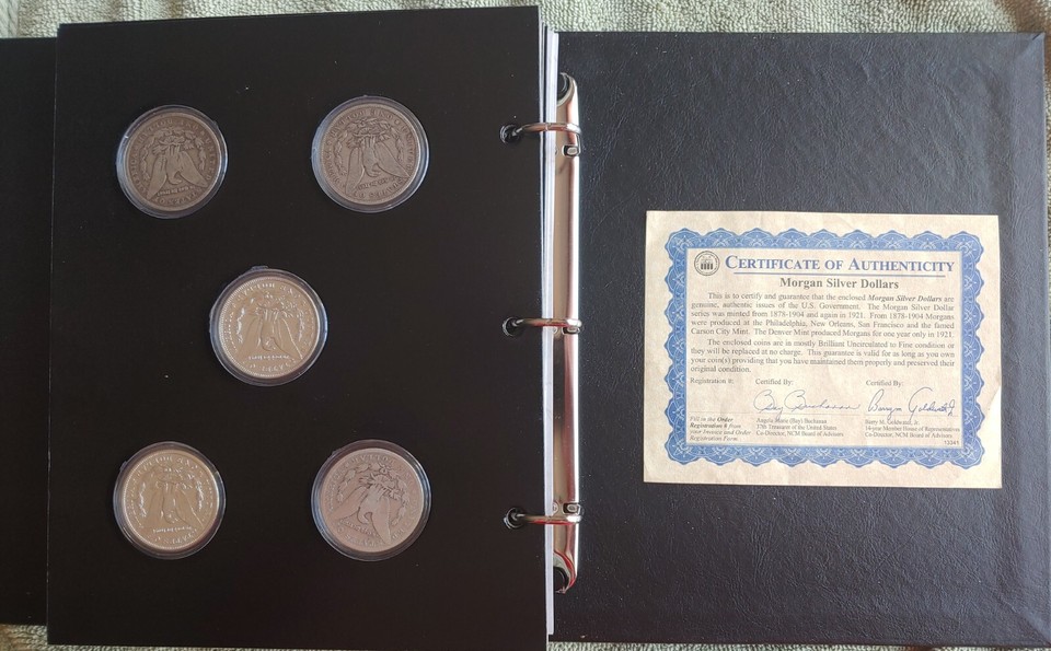 The Complete Morgan Silver Dollar Collection Booklet | eBay