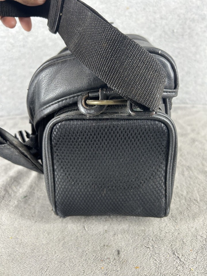 Black Ambico Adjustable Over The Shoulder Camera Bag Case | eBay