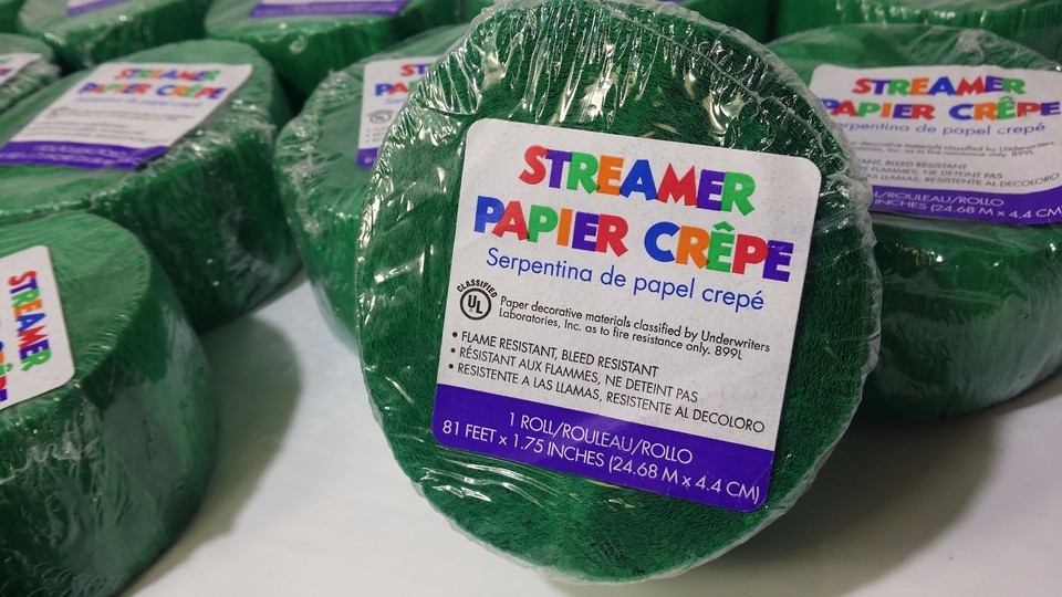 26 QTY Streamer Crepe Paper AMSCAN 81'X1.75INCHES/ Roll Festive ...