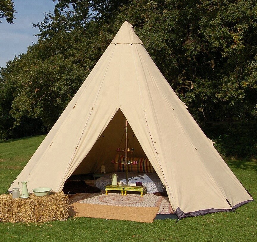 Waterproof Family Glamping Camping Bell Yurt Indian Tent NEW | eBay