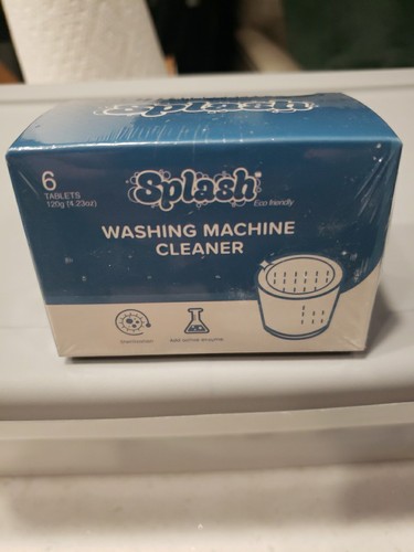 Splash Spotless Washing Machine Cleaner Deep Cleaning All Washers NIP 6 ...