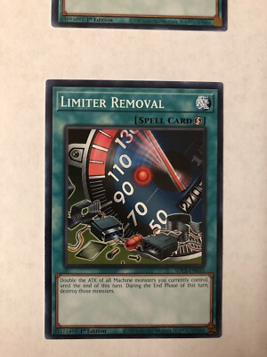 Limiter Removal SDCS-EN033 Yu-Gi-Oh! Card NM 1st Edition | eBay