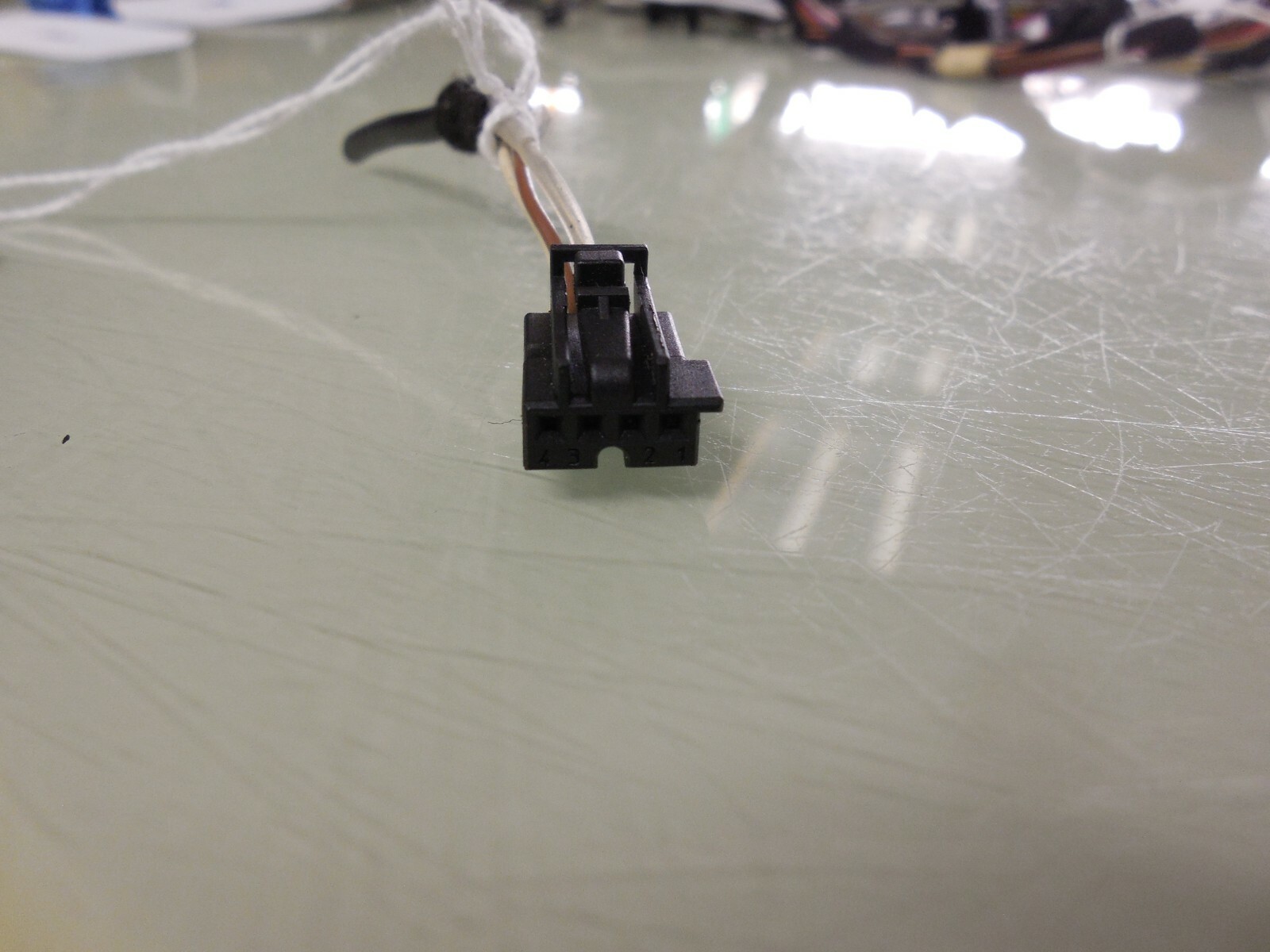 07-09 Mercedes W221 S550 4 Port 3 Wire Black Plug Connector Pigtail ...