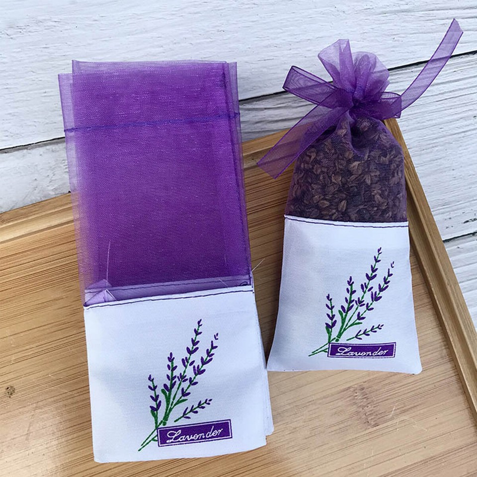 20Pcs Empty Sachet Bags Lavender Small Sachets Drawstring Fragrance ...
