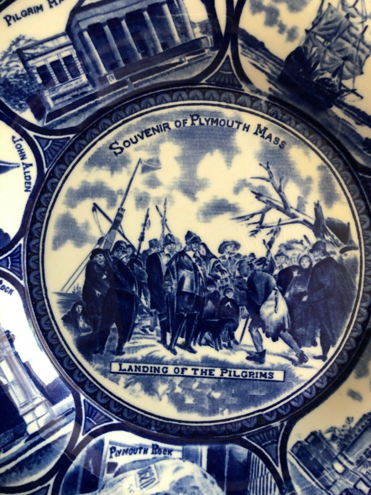 SOUVENIR PLATE A C BOSSELMAN & CO Up and Away Pre-Owned | eBay