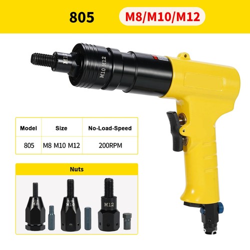 Pneumatic Cap Puller for M8 M10 M12 Nuts Nut Puller Rivet Gun Nut ...