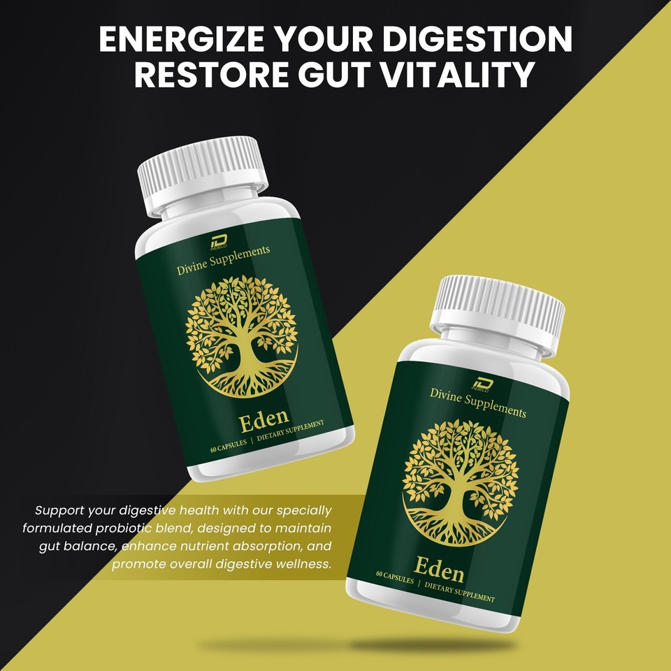 (2 Pack) Eden Capsules – Eden Pills Digestive Support, Gut Wellness | eBay