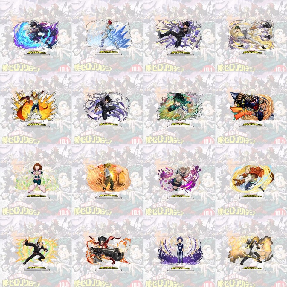 Anime My Hero Academia MHA Acrylic Character Display Stand Figures ...