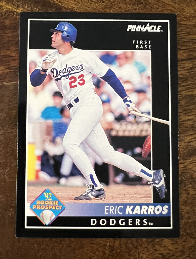 1992 Pinnacle Eric Karros rookie baseball card # 256 | eBay