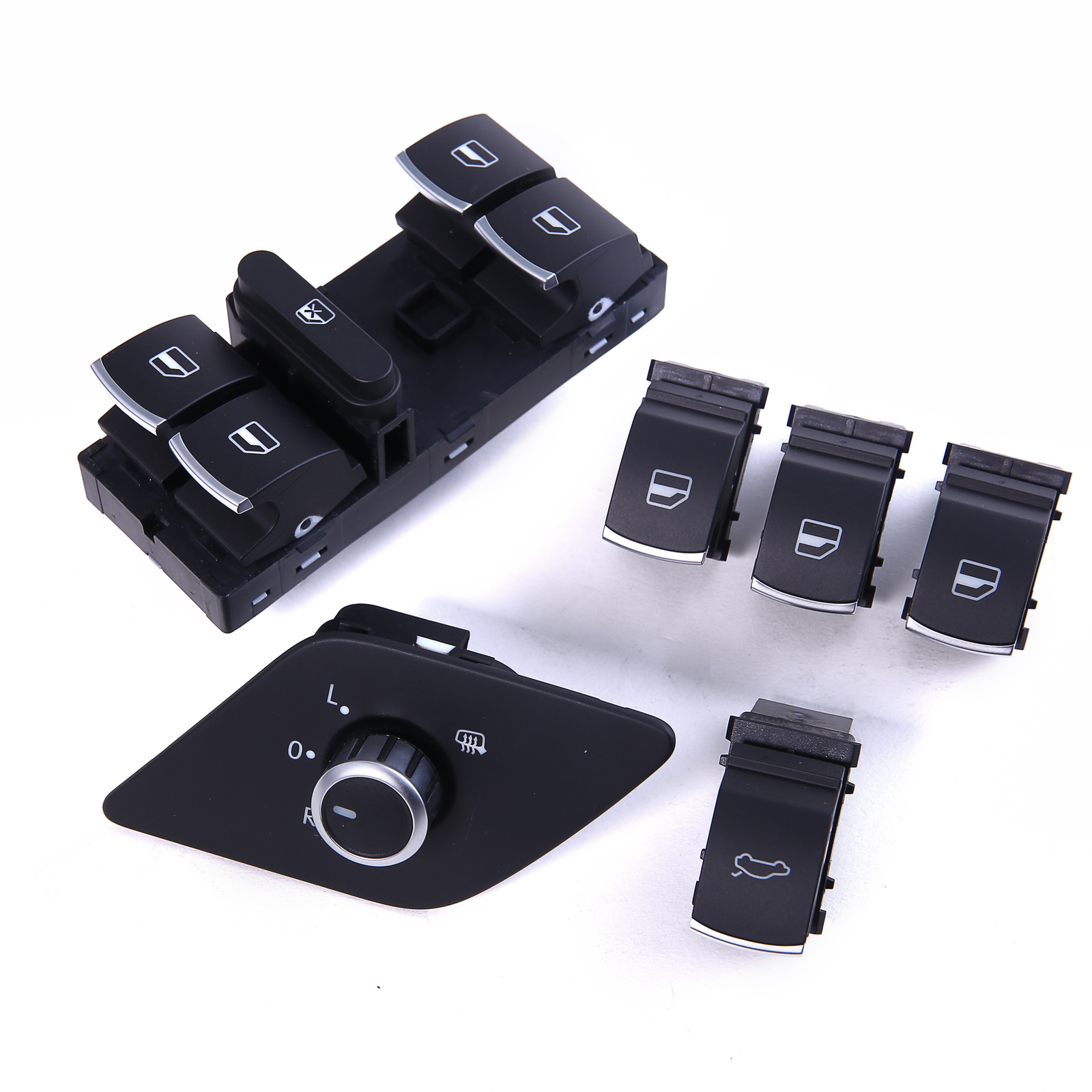 Fit For VW Jetta MK6 Vento 6Pcs Chrome Mirror Master Window Trunk ...