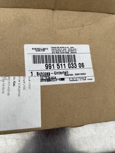 PORSCHE Front Hood Lock Lower Part 99151103306 NEW GENUINE | eBay