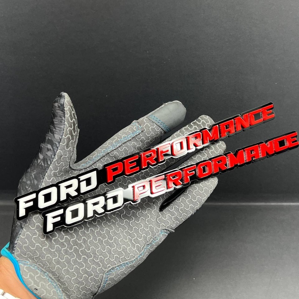 1PC FORD PERFORMANCE Emblem – 3D Acrylic Fender & Tailgate Car Badge ...