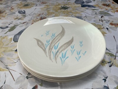 Vintage Homer Laughlin Orbit Mid Century 1963 Vista 10" Dinner Plates ...
