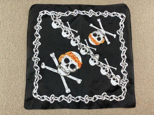 Pirate Skull and Crossbones Biker Bandana Handkerchief Motorcycle ...