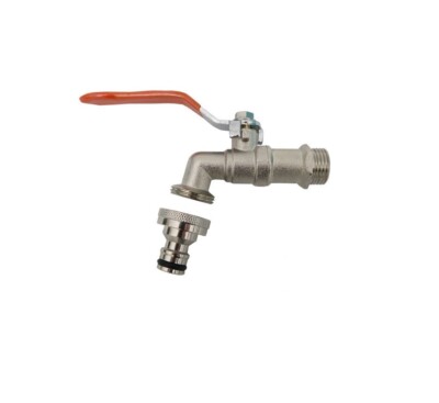 New Lever Outside Tap 3/4 Inch Easy Quarter Turn Off / On Garden ...
