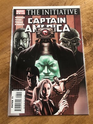 Marvel Captain America (2007) #26 VF/NM Falcon Arnim Zola MODOK Red ...