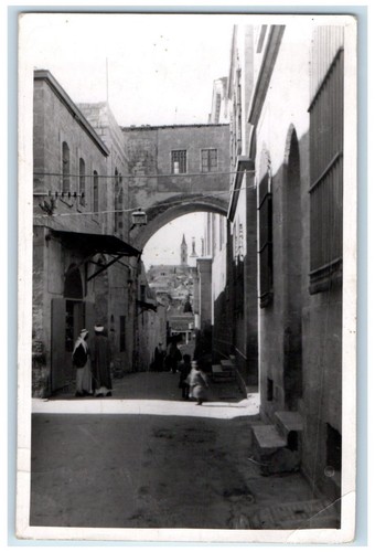 c1920's Station of the Cross Roman Triumph Arch Jerusalem RPPC Photo ...