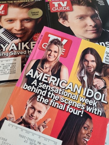 Lot of 3 TV GUIDE Magazines (2004 - 2005) w/ AMERICAN IDOL Covers | eBay