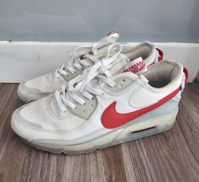 Nike Air Max Terrascape 90 Summit White Red Running DQ3987-100 Mens ...