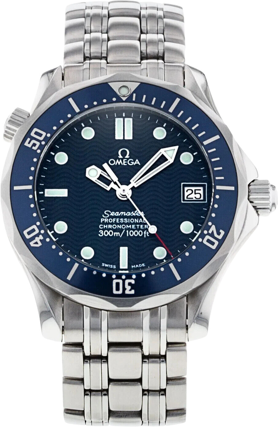 OMEGA Seamaster Blue Unisex Adults Watch - 2551.80.00 for sale online ...
