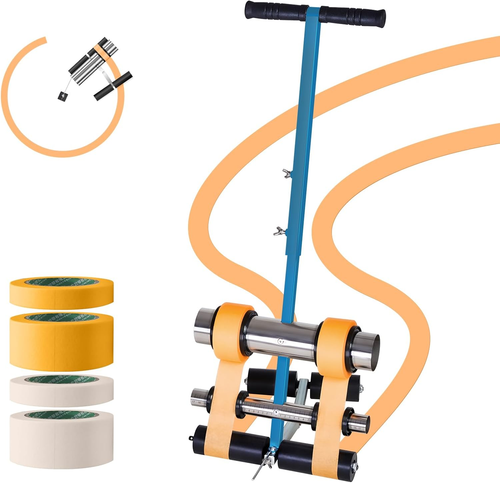 Court Line Tape Machine, with Drawing Circle Kit, Parking Lot Striping ...