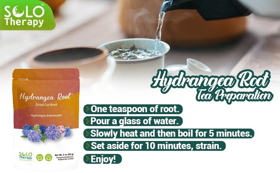 Hydrangea Root Herbal Tea - 56 Grams - Hydrangea Root Tea Resealable ...