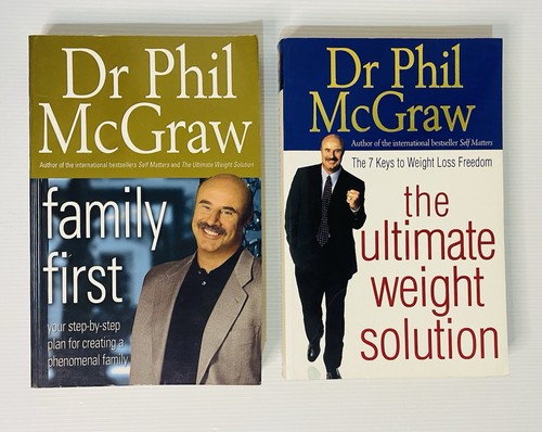 Dr Phil Set of 2 Diet Books Family First & the ultimate weight solution ...