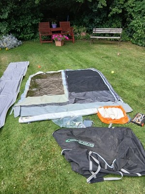 Outdoor Revolution Eclipse Pro 420 Air Inflatable Caravan Porch Awning ...