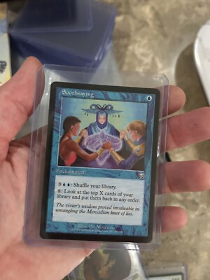 MTG 1x Soothsaying Mercadian Masques Legacy Magic the Gathering Card x1 ...