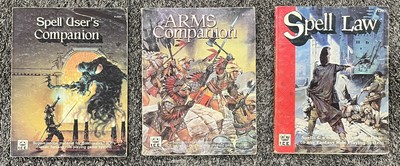 Vintage ROLEMASTER RPG Lot SHADOW WORLD Spell Users Arms Companions Law ...