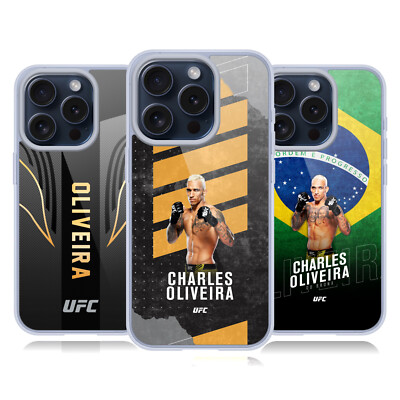 OFFICIAL UFC CHARLES OLIVEIRA SOFT GEL CASE FOR APPLE iPHONE PHONES ...