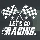 Checkered Racing Flag Decal Stickers Rally Finish Line JDM Track 22 ...