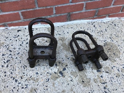 1932 Cadillac V12 Sedan Rear Spring Shackles with mounting plates | eBay