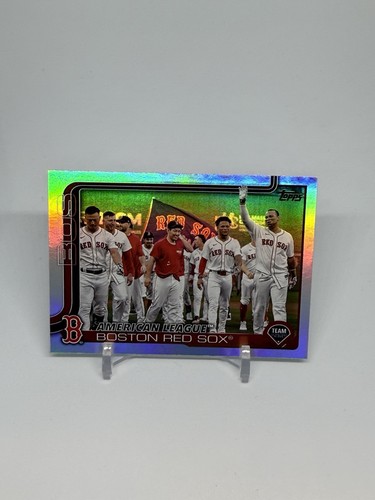 ⚾️ 2025 Topps Series 1 #264 Rainbow Foil - Boston Red Sox Team Card | eBay