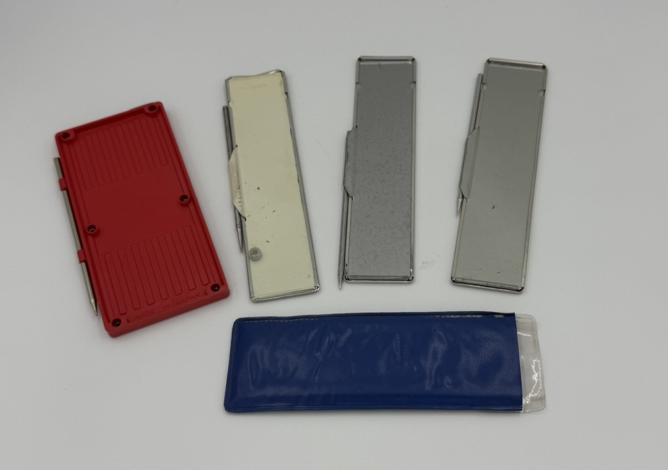 Lot of four vintage Arithma, Valiant, and SH Calculator Adding Machines ...