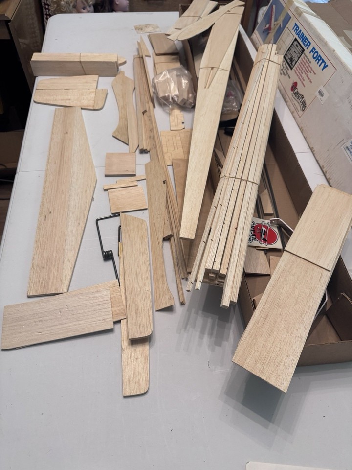 Great Planes Trainer Forty Vintage R/C Plane Kit .40 Glow Some Sealed ...