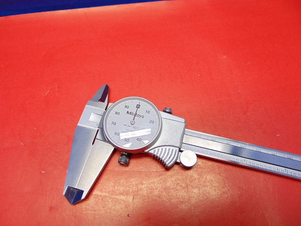 MITUTOYO 8" DIAL CALIPER MACHINIST INSPECTION TOOL | eBay