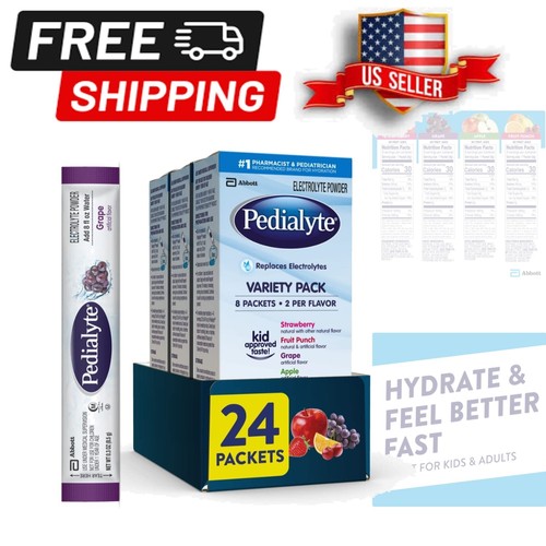 Fast Rehydration Electrolyte Powder Packets - 8 Count for On-the-Go ...