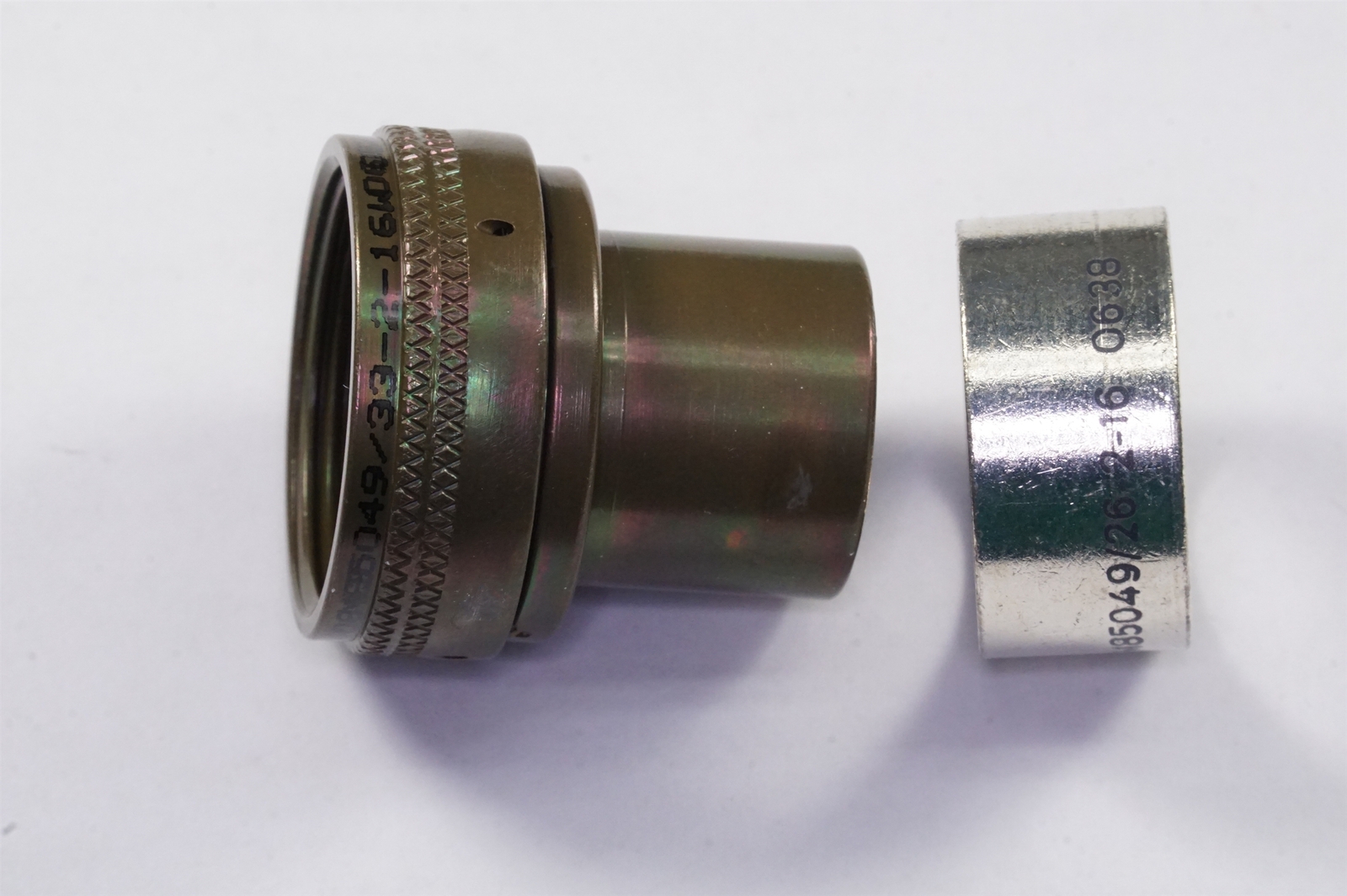 M85049/33-2-16W Glenair Straight EMI/RFI Backshell 1.25" OD 16 Shell ...