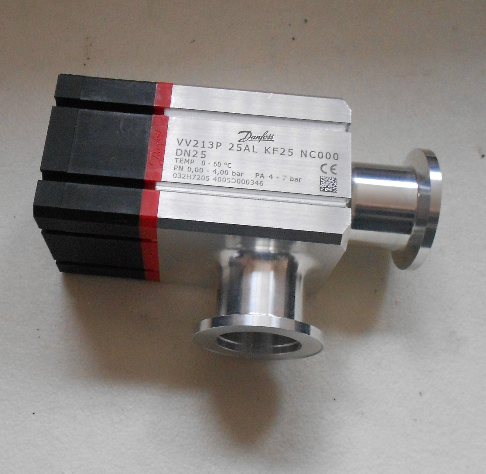DANFOSS VACUUM ANGLE VALVE DN25 (1") VV213P25AL, / KF25 NC000 | eBay