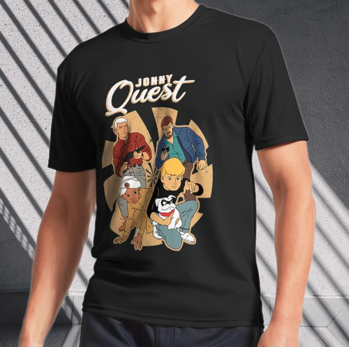 Jonny Quest T-ShirtRetro Jonny Quest Logo Men's T-Shirt Funny Size S to ...