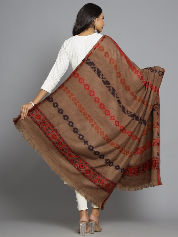 Womens Mens 100% Cashmere Indian Oversized Blanket Wool Scarf Shawl ...