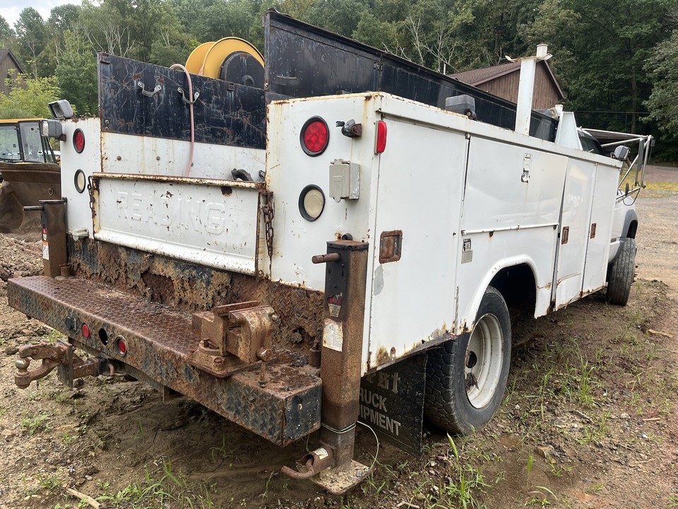 1997 GMC 3500 HD 6.5L Turbo Diesel Dually w/ Reading Utility Body Parts ...