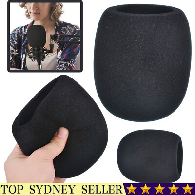 1-12PCS Microphone Wind Sock Foam Cover Filter Windscreen Sponge ...
