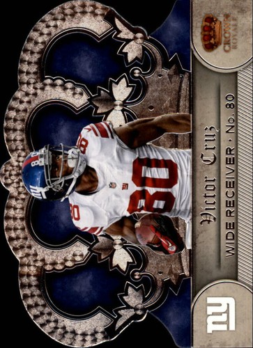 2012 Crown Royale Football Card #105 Victor Cruz | eBay