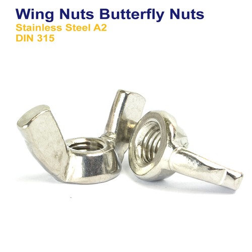 WING BUTTERFLY NUTS STAINLESS STEEL M3 M4 M5 M6 M8 M10 M12 M16 M20 | eBay