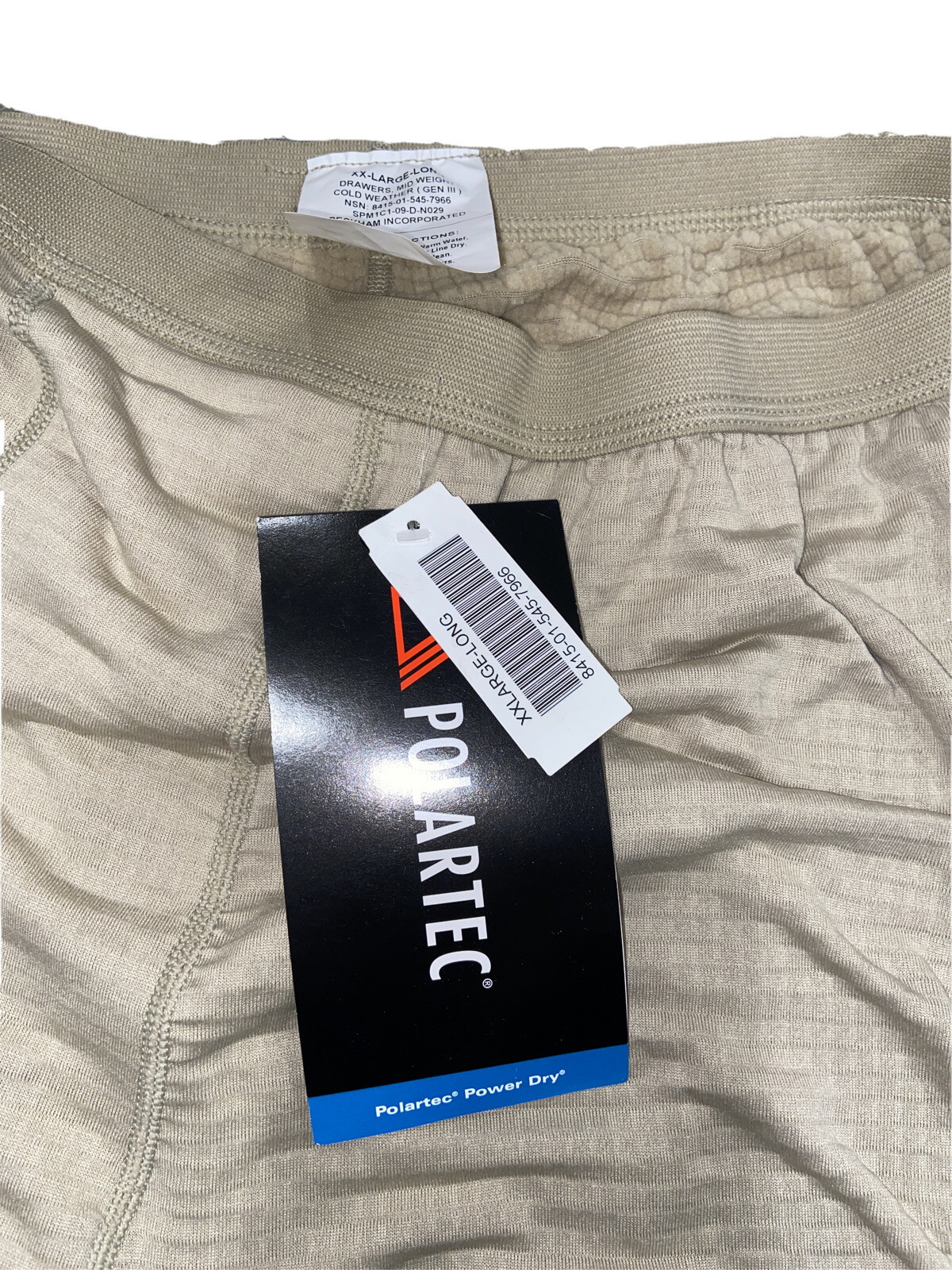 Genuine US Military Issue***Gen 3 Mid Weight Drawers, Cold Weather XXL ...